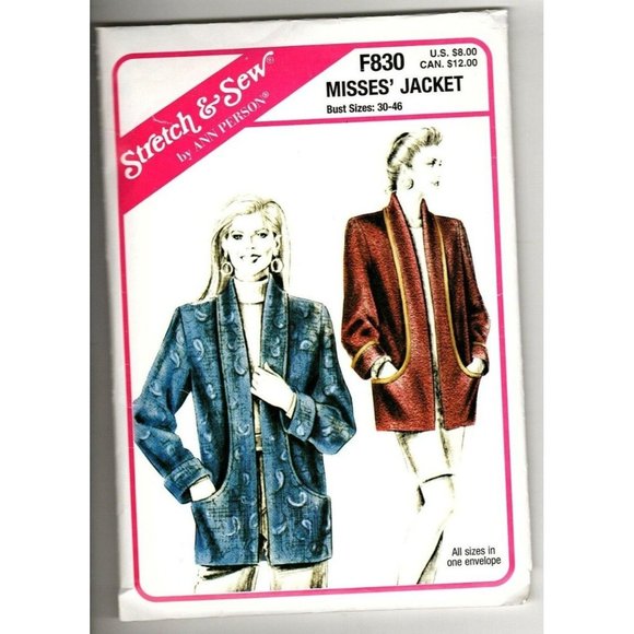 Simplicity | Office | Simplicity Misses Size 4 Unlined Jacket Vintage ...